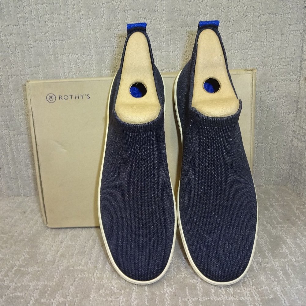 Rothys The Chelsea Nightfall Fabric High Top Sneaker … - Gem